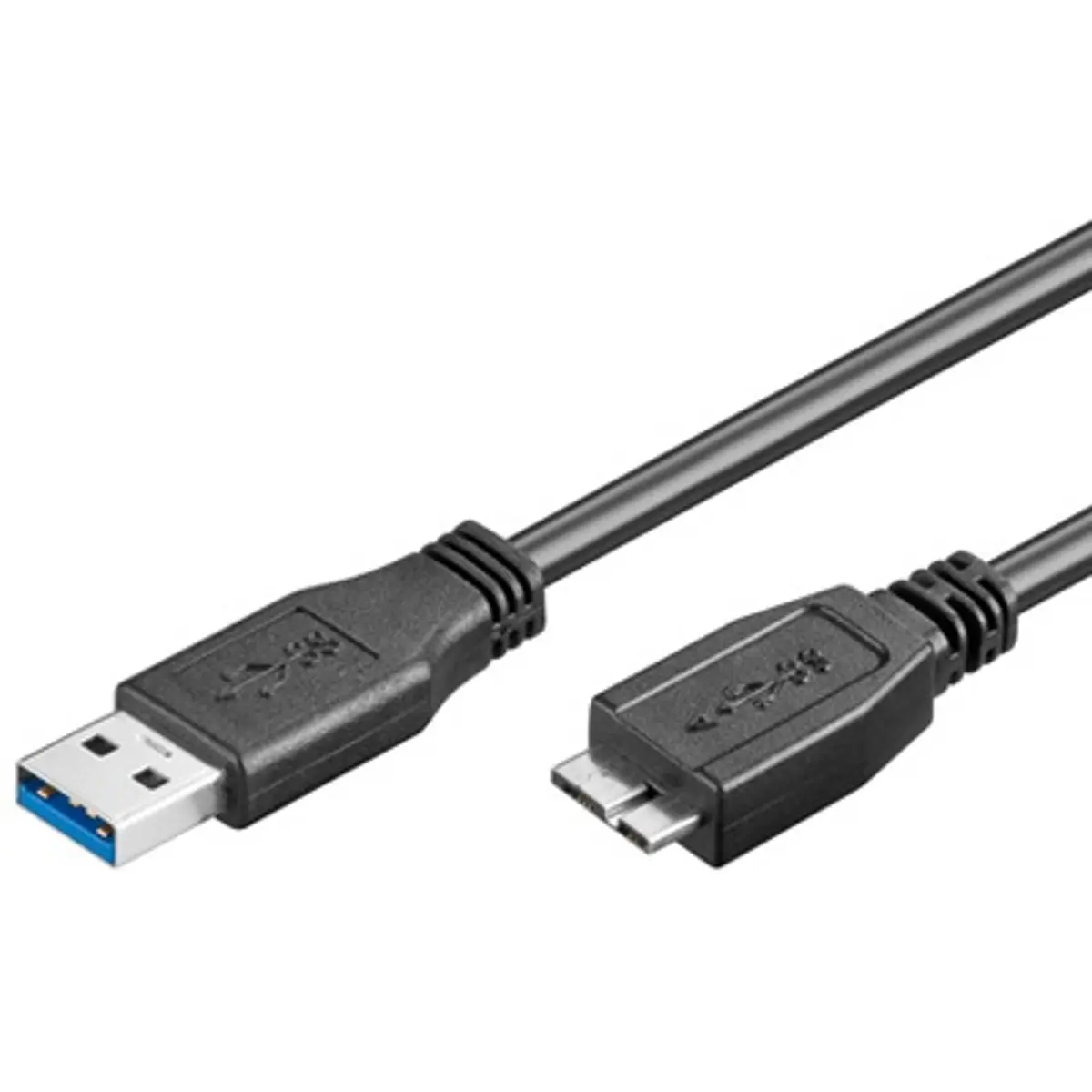 Cabo SuperSpeed USB3.0 A macho - micro-USB3.0 B macho 1.8m - preto — Mauser