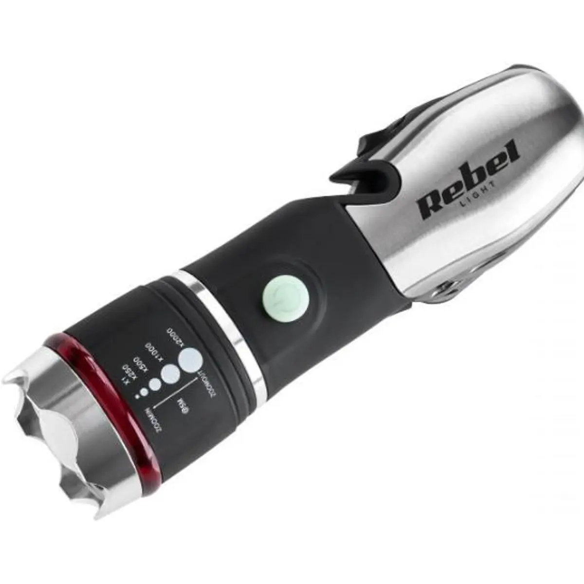 Rebel - Lanterna compacta LED 3W 120lm de 3 modos c/ 8 multi ...