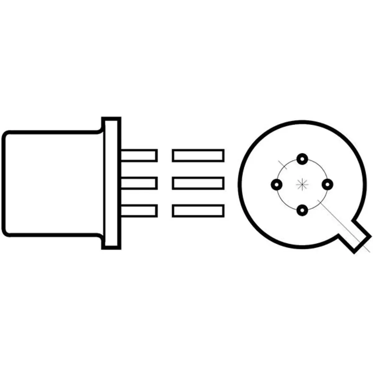 Transistor 2N4416 — Mauser