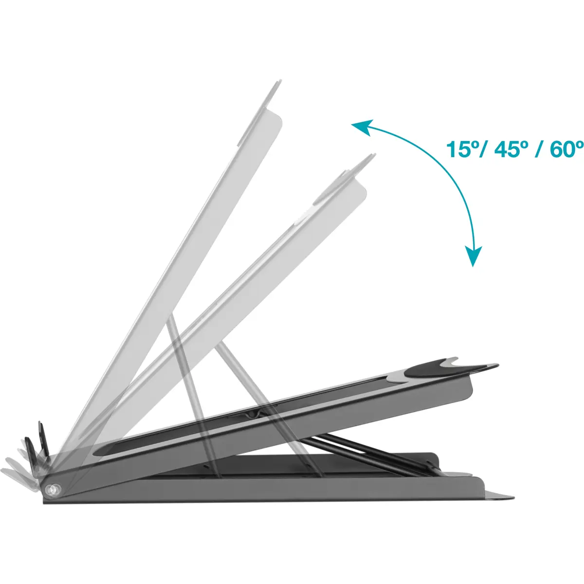 GSC Evolution - Base para computador portátil com 3 ângulos de ...