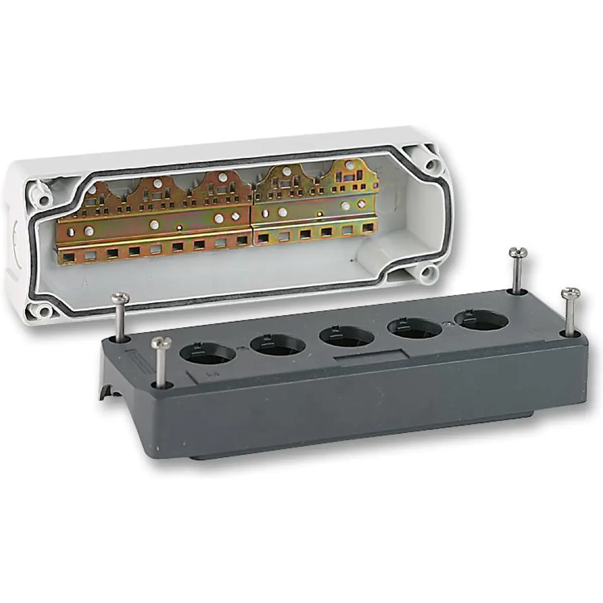 Schneider Electric XALD05 - Caixa botoneira para 5 atuador Ø22mm ...