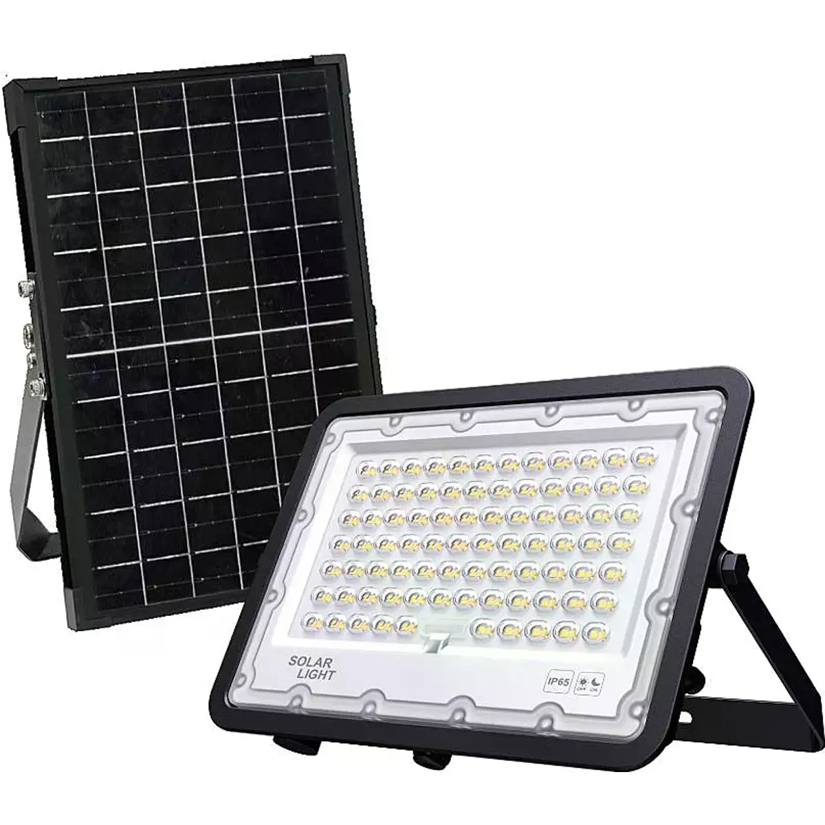 Projector Solar 100W 2000Lm 6000K c/ comando - IP65 — Mauser