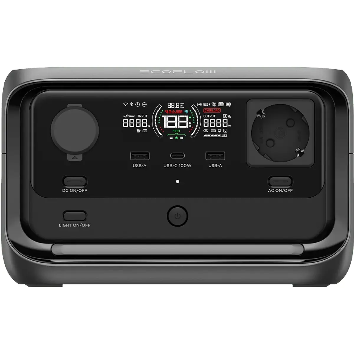 EcoFlow RIVER 3 Plus - Power Station 600W 286Wh (expansível) c/ WiFi ...