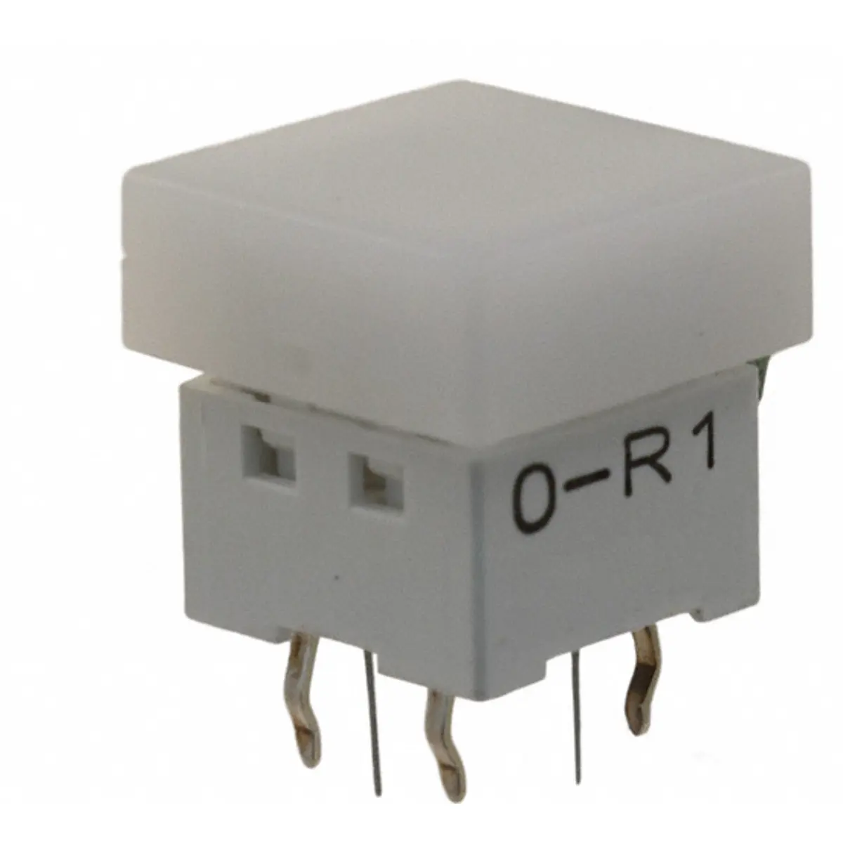 Omron B3W-9010-R1N - Botão TACT 24Vdc SPST 12x12mm - Branco c/ LED ...