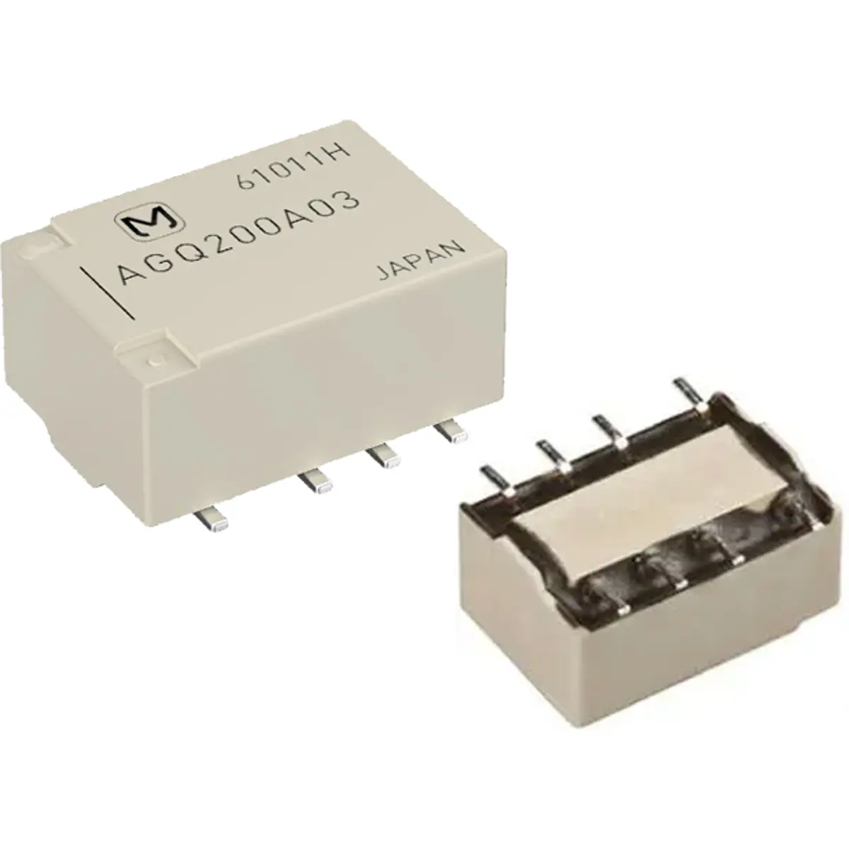 Panasonic AGQ200A12 - Relé SMT 12VDC 2A DPDT (8 pinos) — Mauser