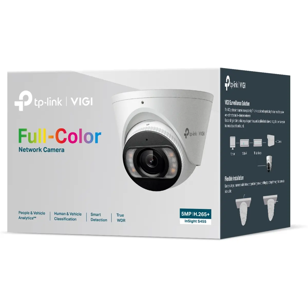 TP-Link InSight S455(2.8mm) - Câmara de vigilância IP (Ethernet c/ PoE ...