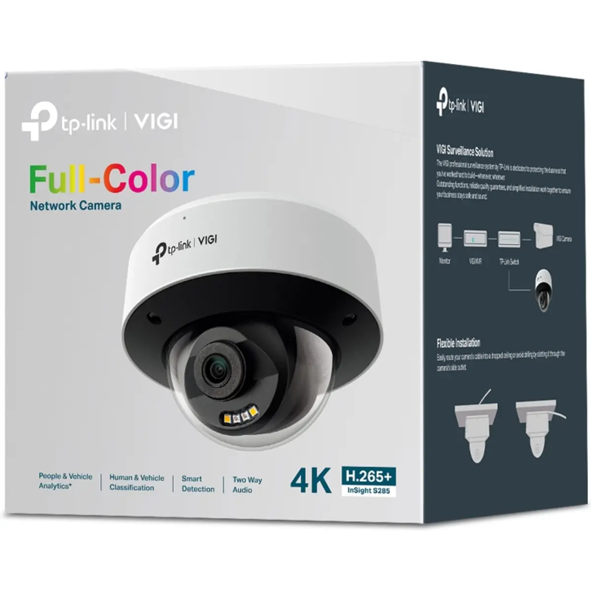 TP-Link InSight S285(4mm) - Câmara de vigilância IP (Ethernet c/ PoE ...