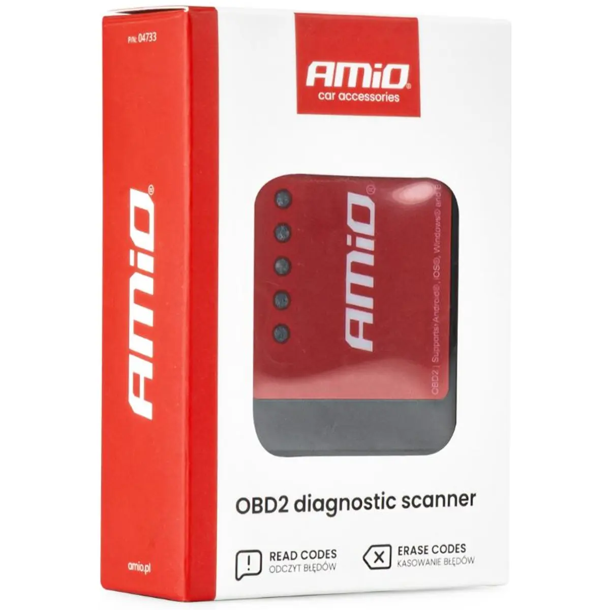 AMiO - Interfaz de diagnóstico Bluetooth OBD2 / CAN [ELM327] - v2.2 ...
