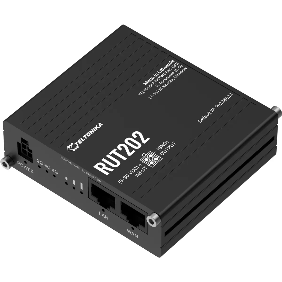 TELTONIKA Networks RUT202 - Router industrial 4G LTE Cat 4 Dual SIM c ...
