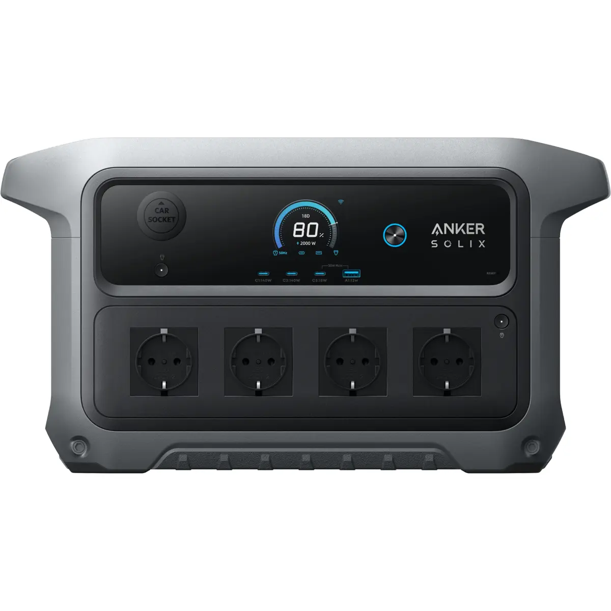Anker SOLIX C2000 Gen 2 - Power Station 2400W 2048Wh Expansível c/ UPS ...
