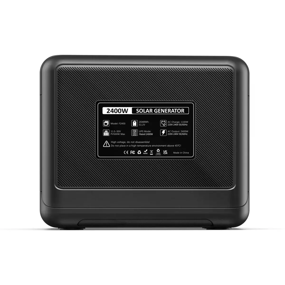 F2400 - Power Station 2400W 2048Wh c/ UPS e Carregamento Solar 500W ...