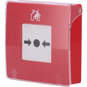 Ajax Manual CallPoint Red - Botoneira de alarme de incêndio rearmável ...